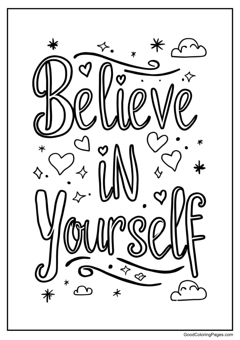 36 Free Quote Coloring Pages (PDF Download for Adults & Kids)